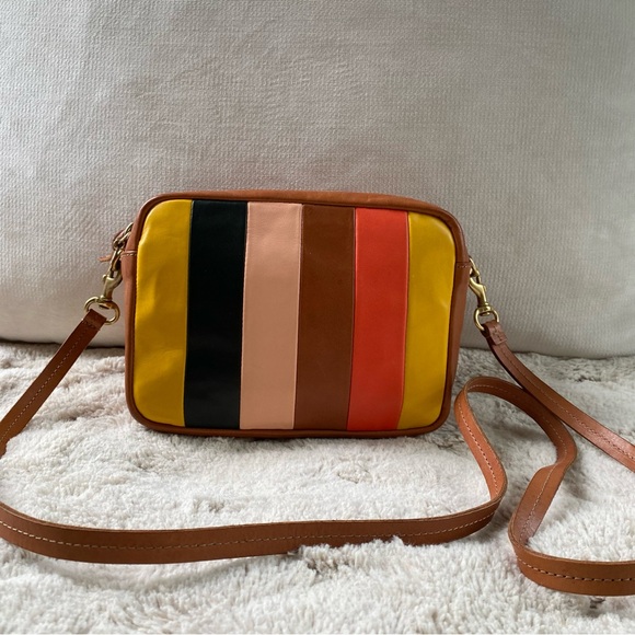 Clare V. | Bags | Clare V Midi Striped Crossbody Bag | Poshmark
